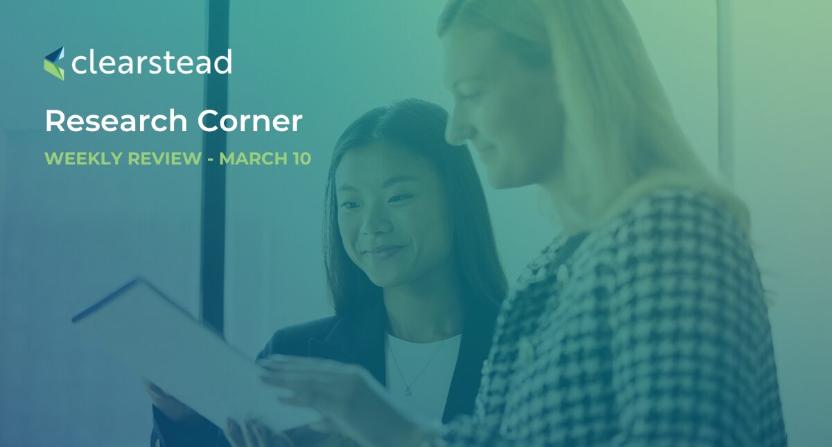 Research Corner - 3/10/2025 - Clearstead